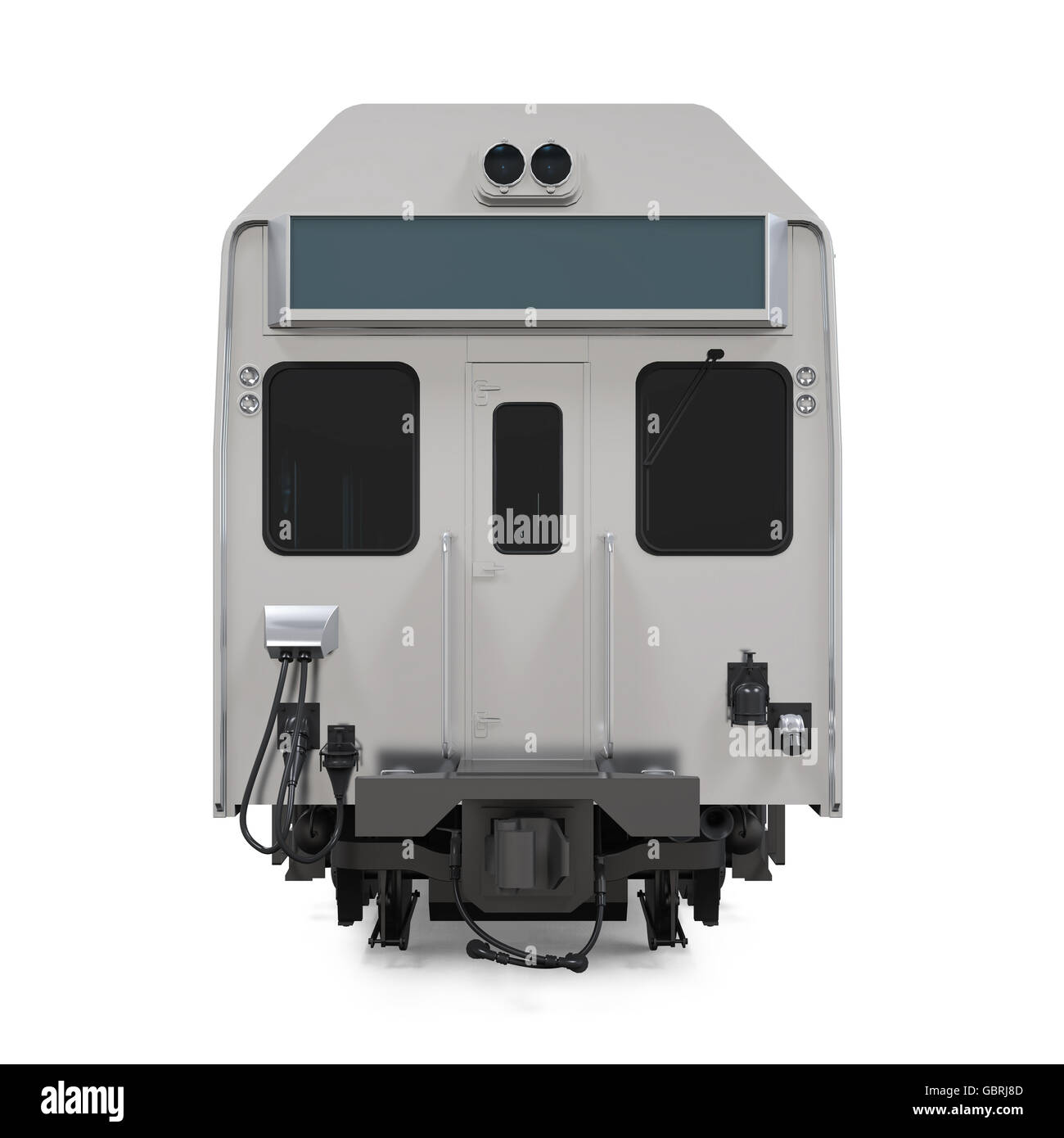 Metro car train white Cut Out Stock Images & Pictures - Alamy