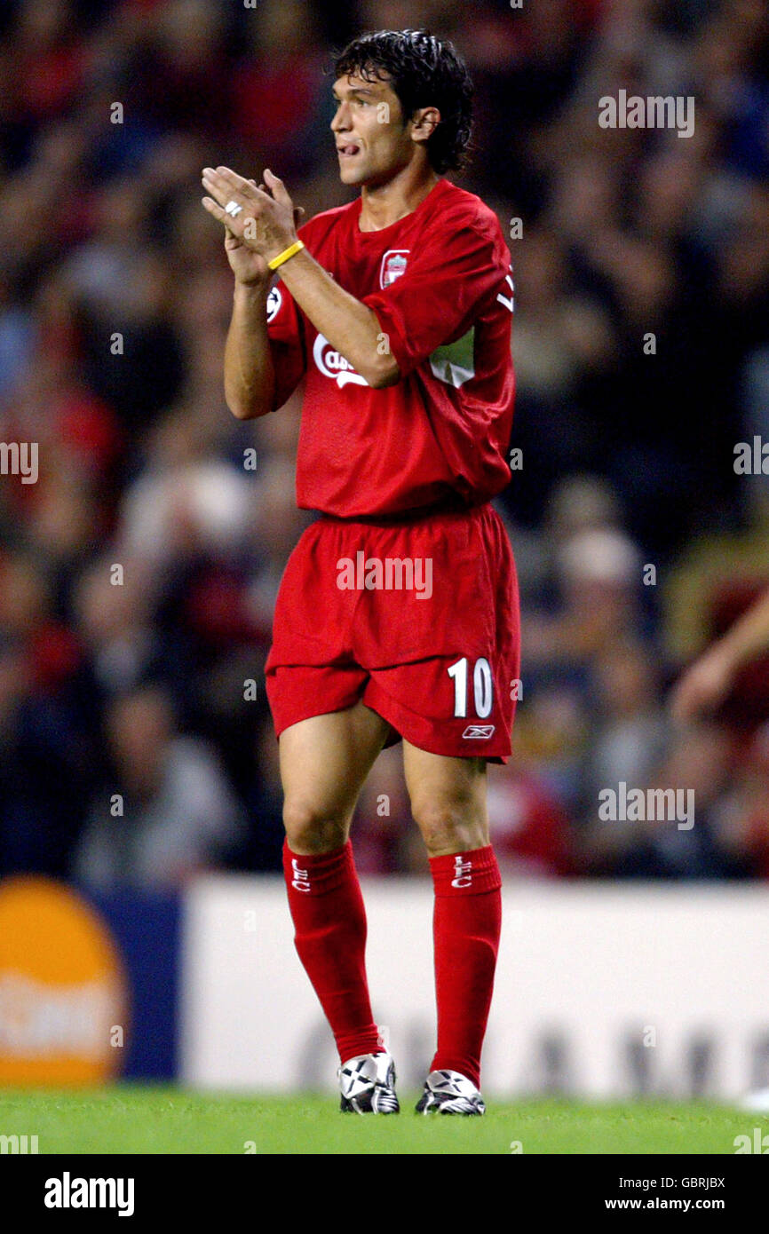 Soccer - UEFA Champions League - Group A - Liverpool v Monaco Stock ...