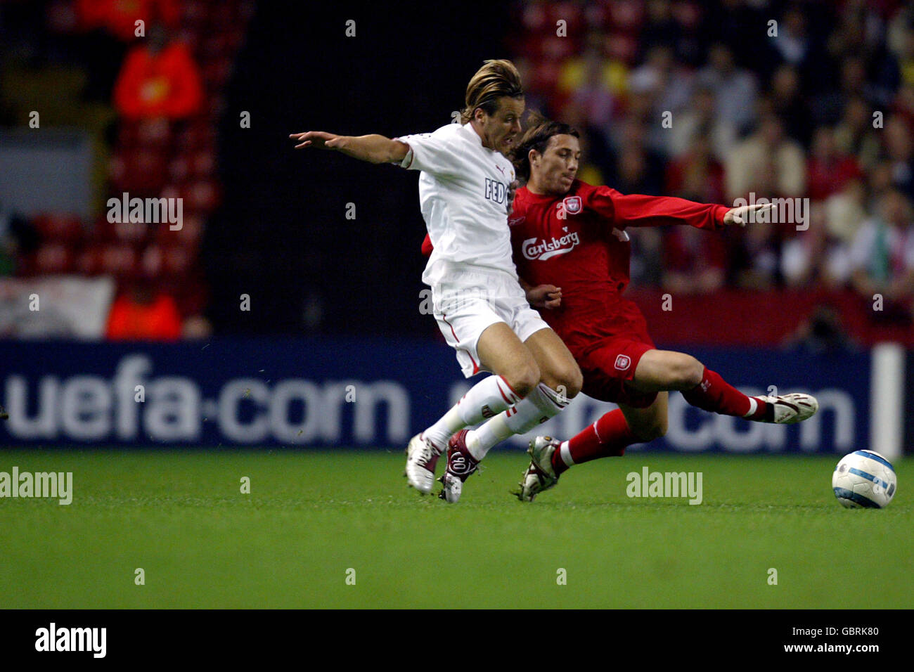 Soccer - UEFA Champions League - Group A - Liverpool v Monaco Stock ...