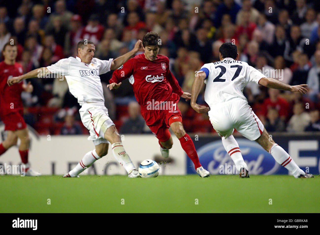 Soccer - UEFA Champions League - Group A - Liverpool v Monaco Stock ...