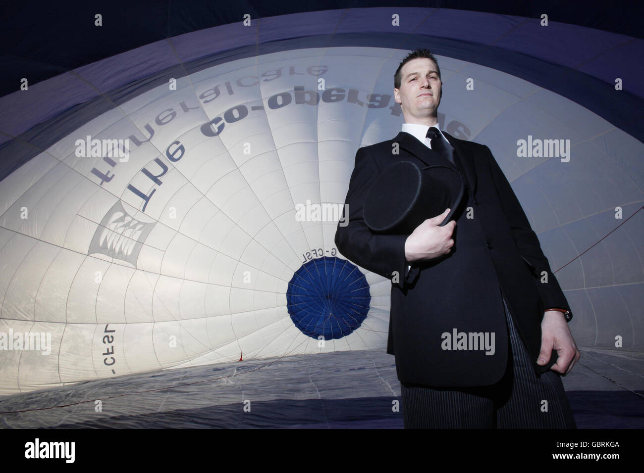 Ryan Modlin, Funeral Director for The Co-operative Funeralcare, stands ...