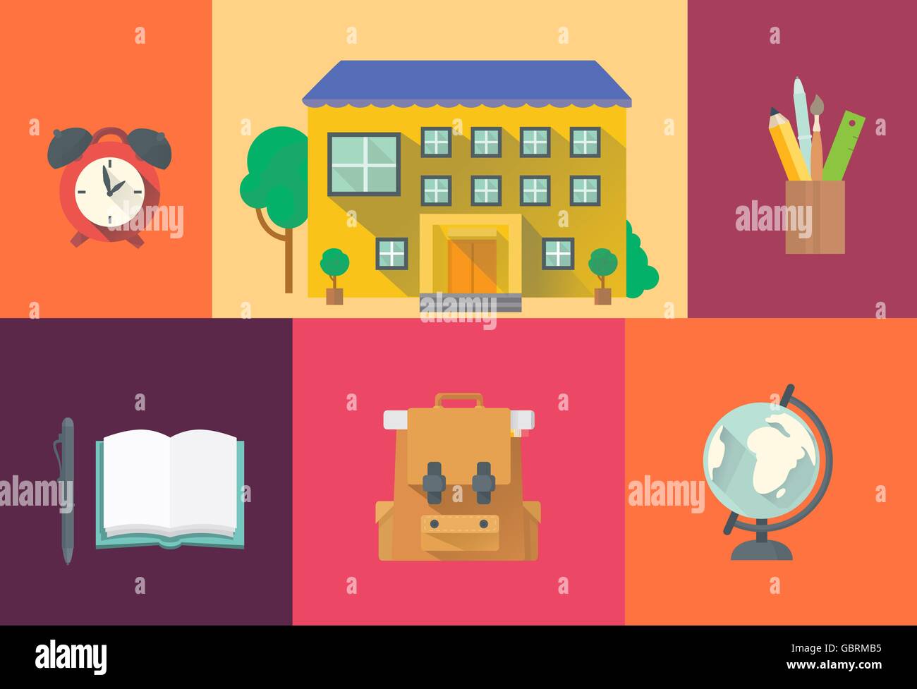 School symbol Stock Vector Images - Alamy