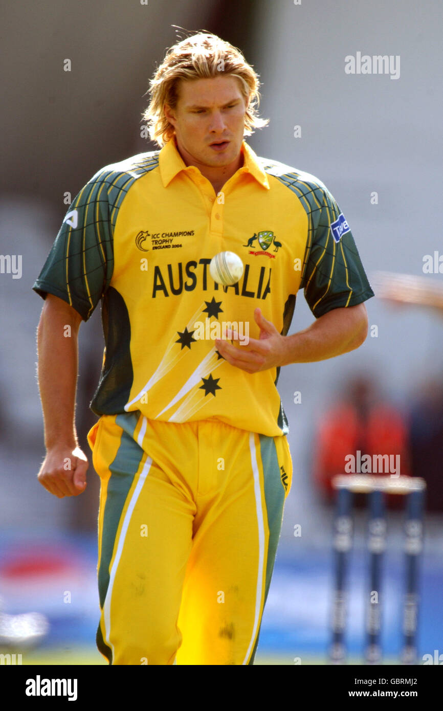 Cricket - ICC Champions Trophy 2004 - Australia v New Zealand Stock ...