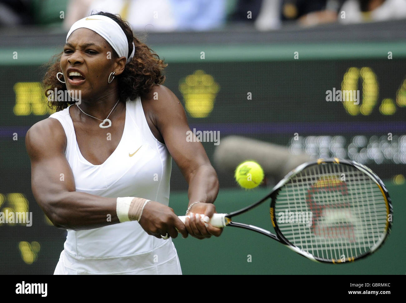 USA's Serena Williams in action against Portugal's Neuza Silva during ...
