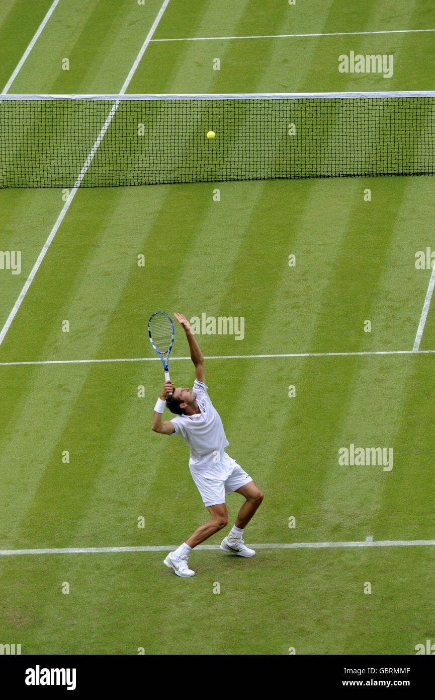 Novak djokovic action shot hi-res stock photography and images - Alamy