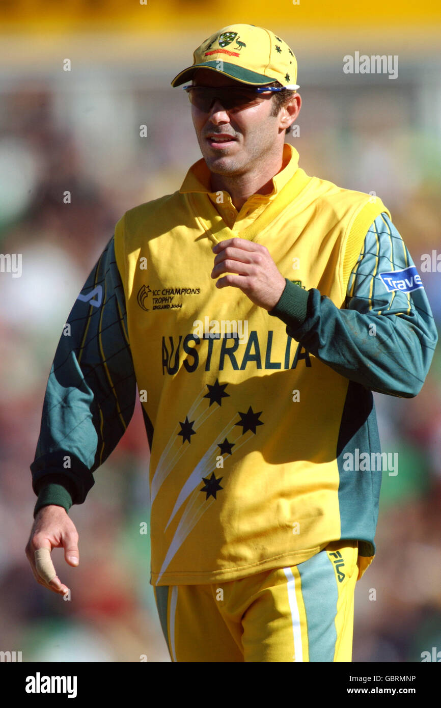 Cricket - ICC Champions Trophy 2004 - Australia v New Zealand Stock ...