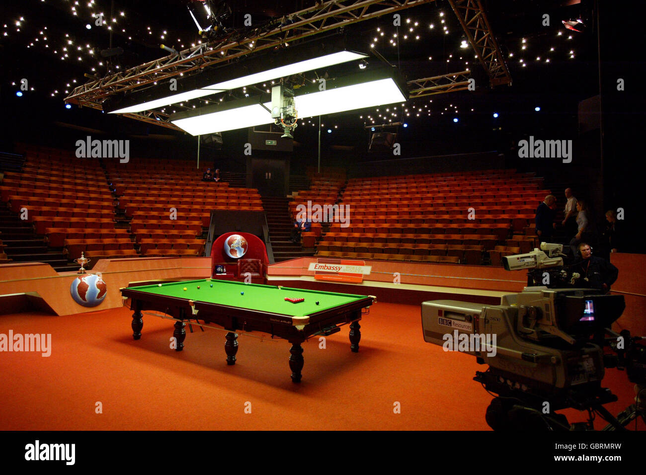 Venue for the embassy world championship hi-res stock photography and ...