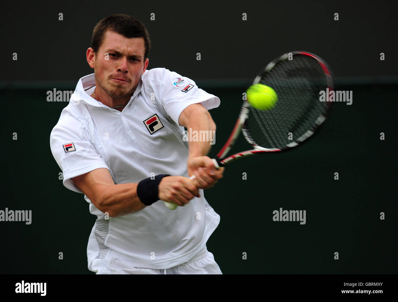 Great Britain's Joshua Goodall in action during the 2009 Wimbledon ...