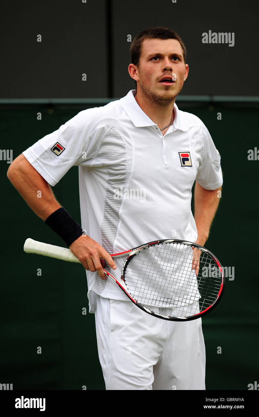 Great Britain's Joshua Goodall during his match against France's ...
