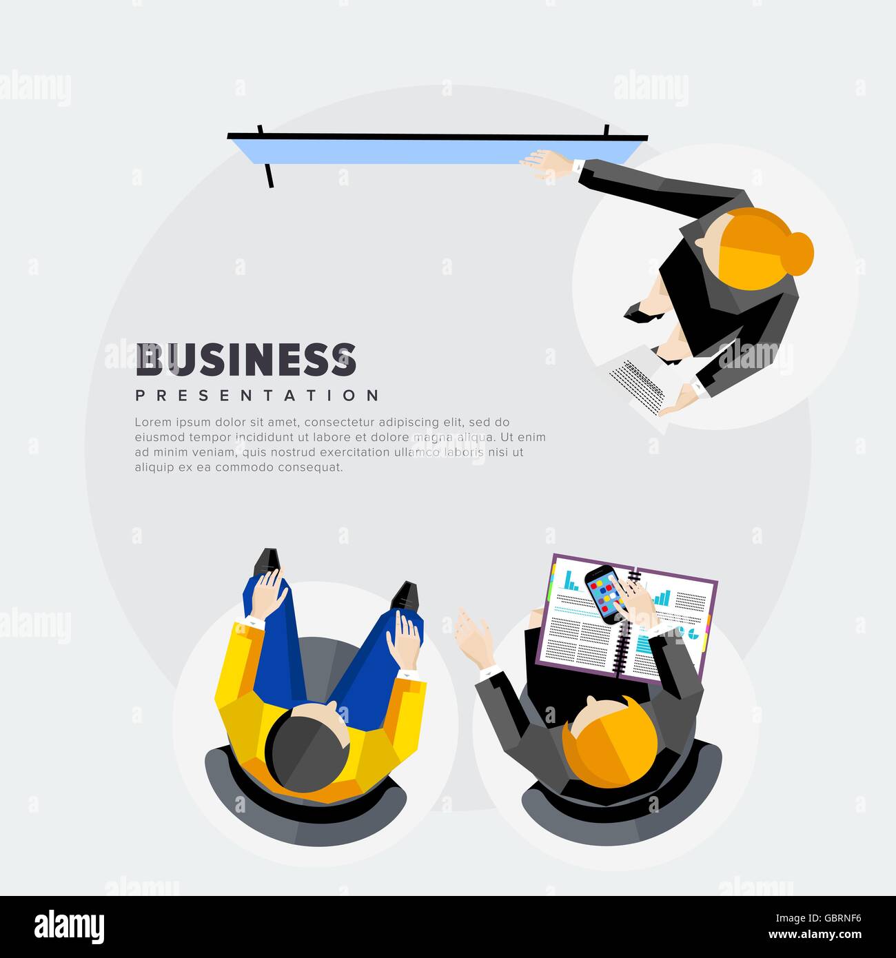 Presentation partnership Stock Vector Images - Alamy