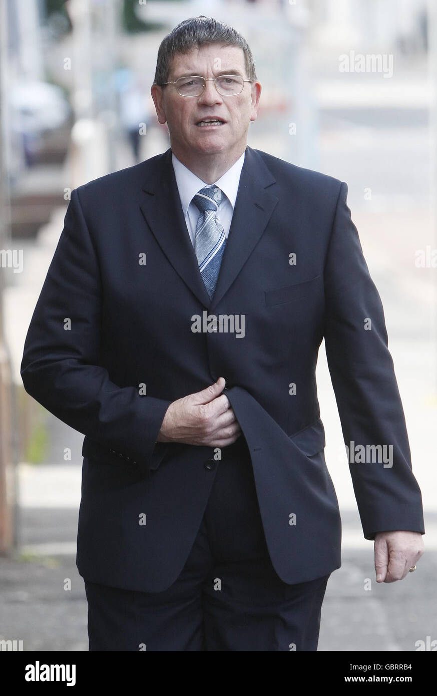 Former Police Constable Kerr Reid arrives at Maryhill Community Central ...
