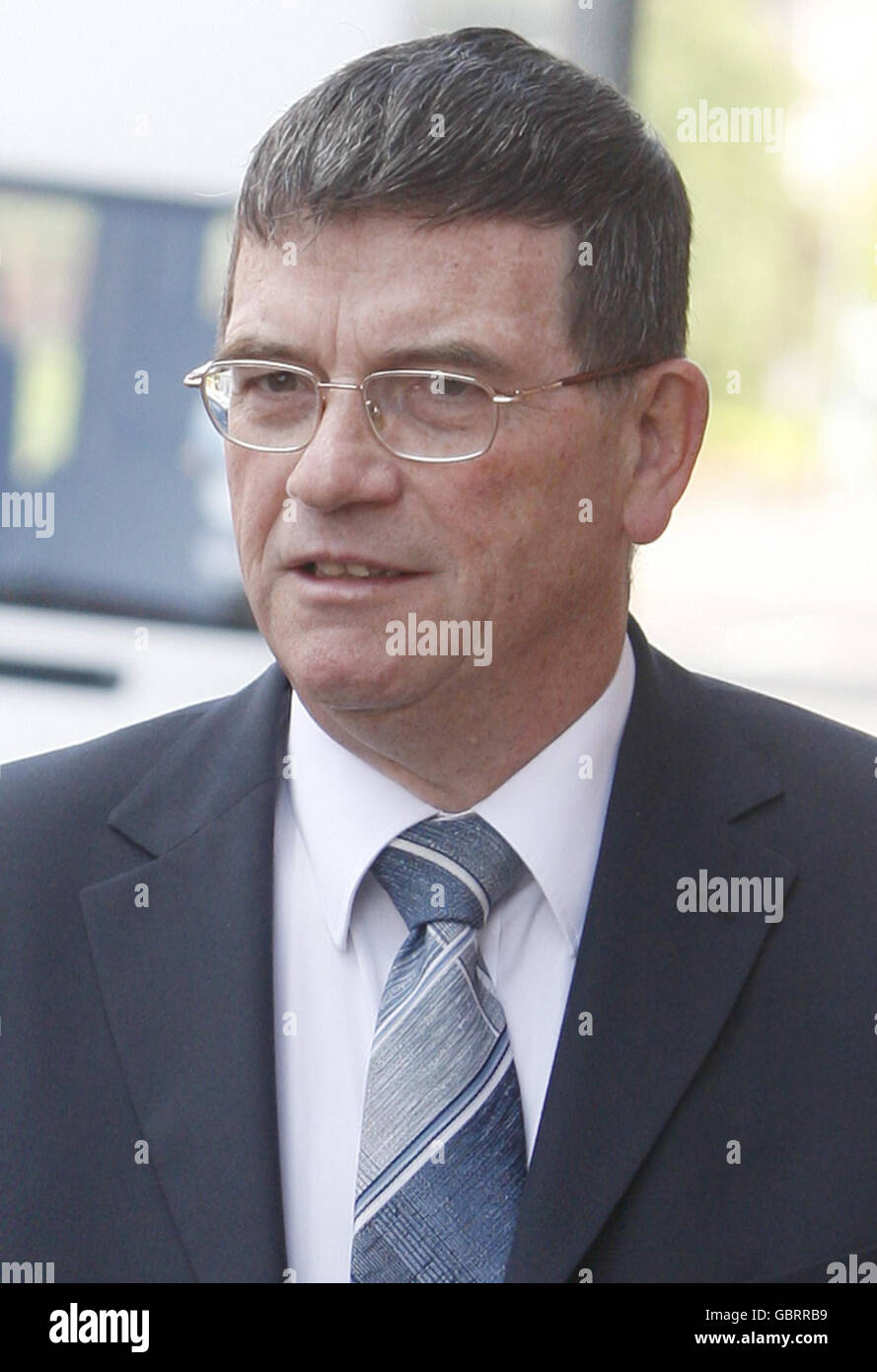 Former Police Constable Kerr Reid arrives at Maryhill Community Central ...