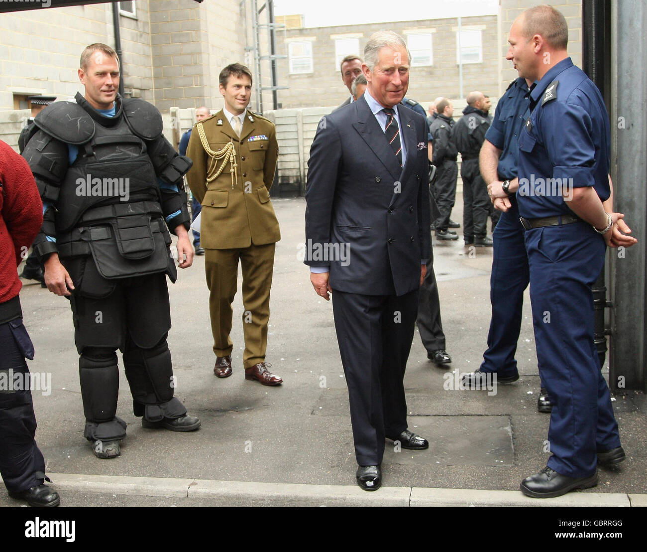 The Prince of Wales meets CO19 officers at the Metropolitan Police ...