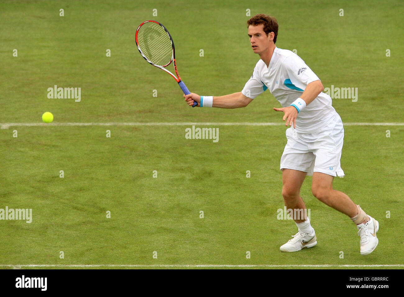 Great Britain's Andy Murray during his doubles match against USA's Andy ...