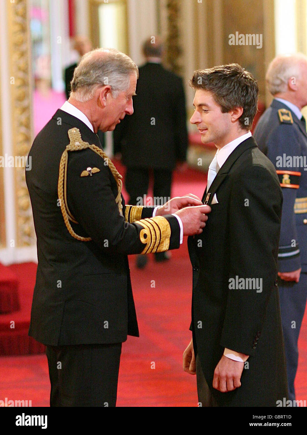 Receives mbe prince wales investiture ceremony buckingham palace hi-res ...