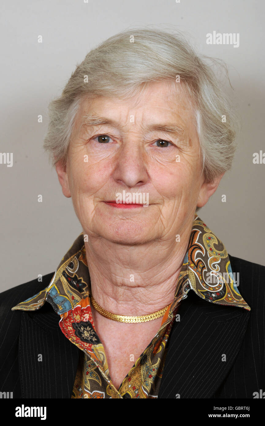 Baroness Hilton of Eggardon is photographed in the Houses of Parliament ...
