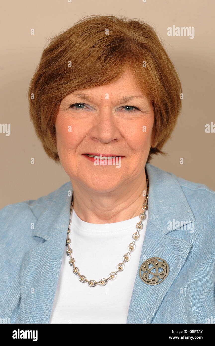 Baroness Garden of Frognal is photographed in the Houses of Parliament ...