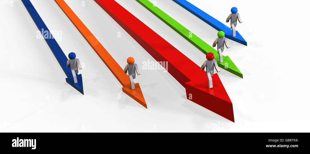 3d man winning race isolated hi-res stock photography and images - Alamy