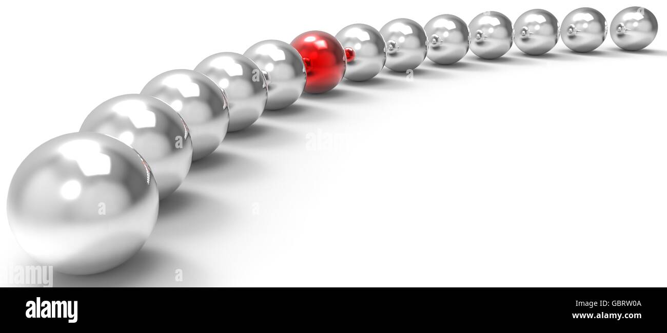 3D render image representing unique concept Stock Photo - Alamy