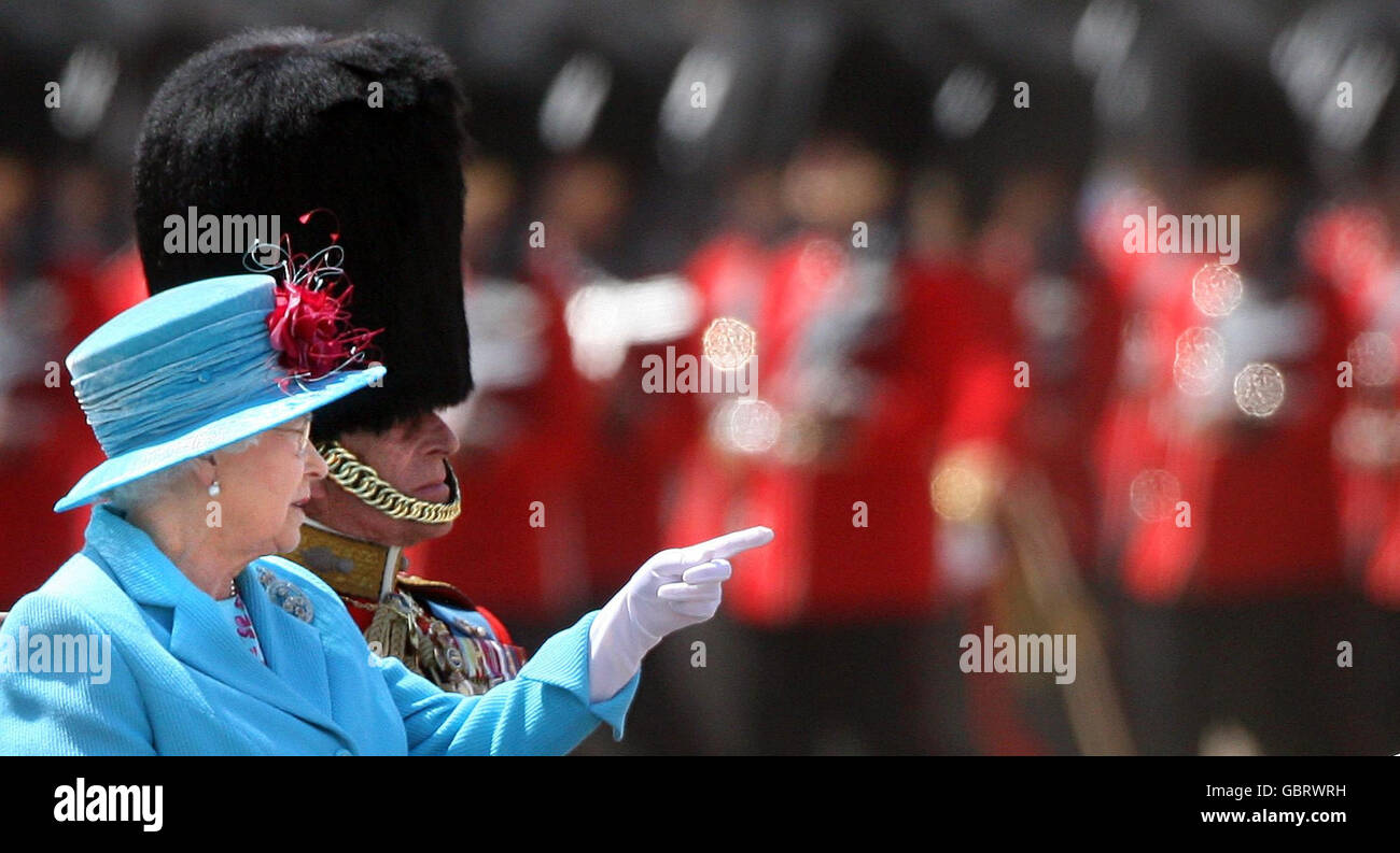 Trooping the Colour Stock Photo - Alamy