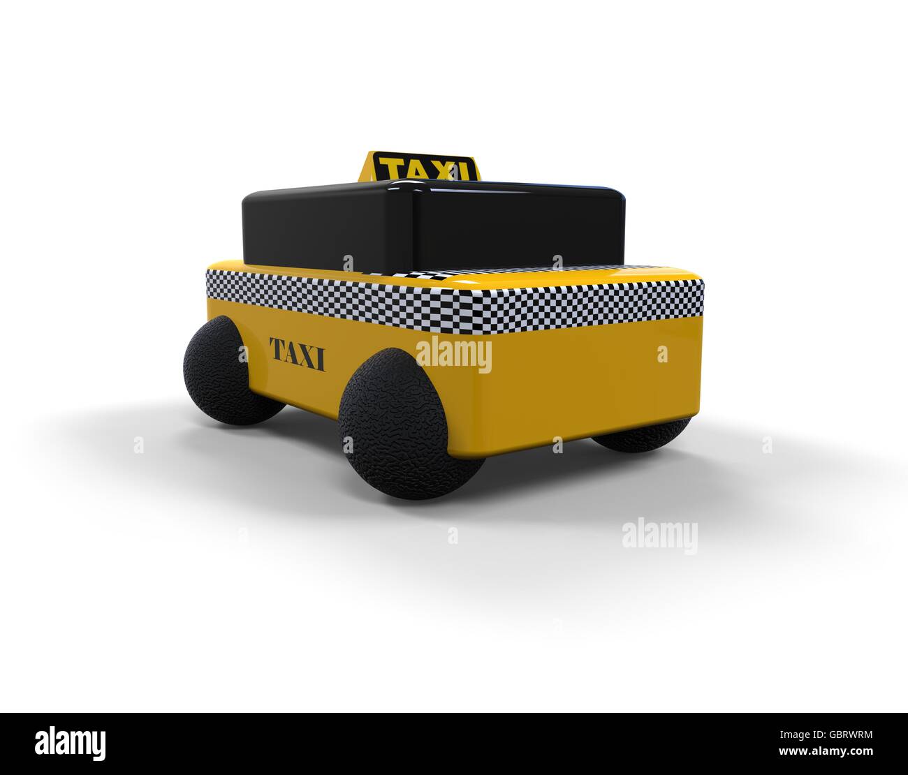 3D render image representing a taxi concept Stock Photo - Alamy