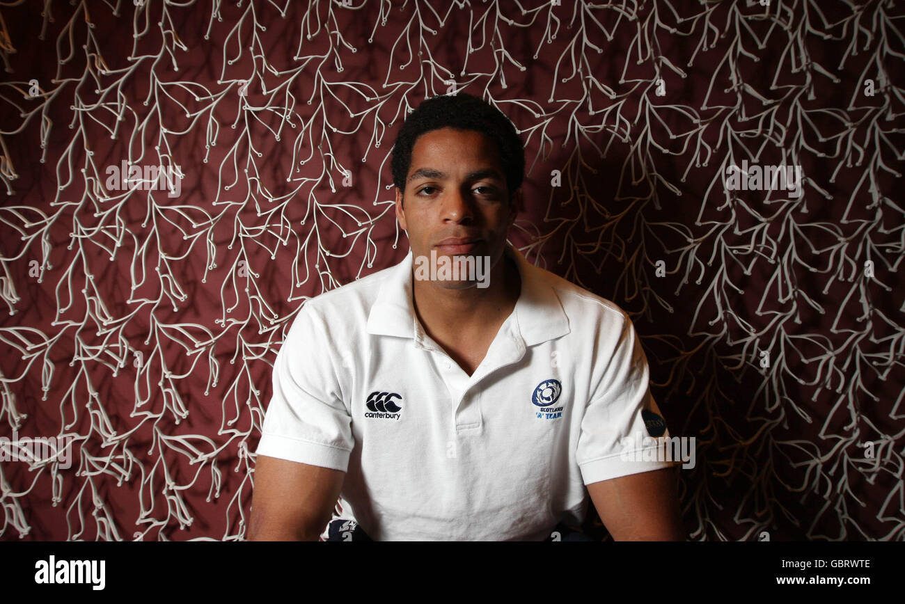 Rugby Union - Joe Ansbro Photo Shoot - Ramada Hotel. Scotland A's Joe ...