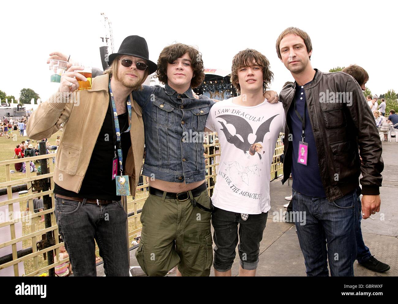 Joel Stoker (right) and Lucus Crowther (left) of The Rifles and Kieren ...