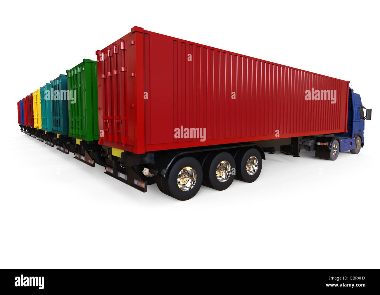 Lorry fleet hi-res stock photography and images - Alamy
