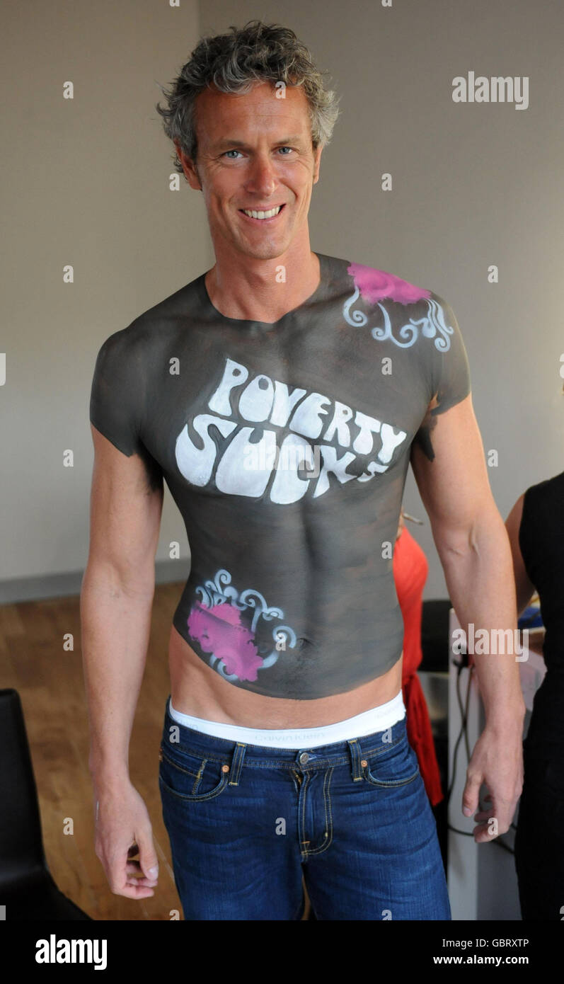 Mark Foster Launches Charity T-shirt Campaign Stock Photo - Alamy