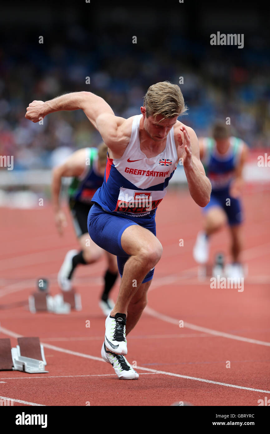 Mens 400 m hurdles final hi-res stock photography and images - Alamy