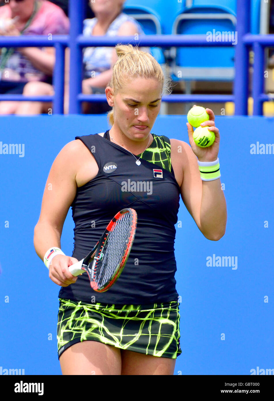 Timea Babos (Hun) playing at the Aegon International, Eastbourne, 21st ...