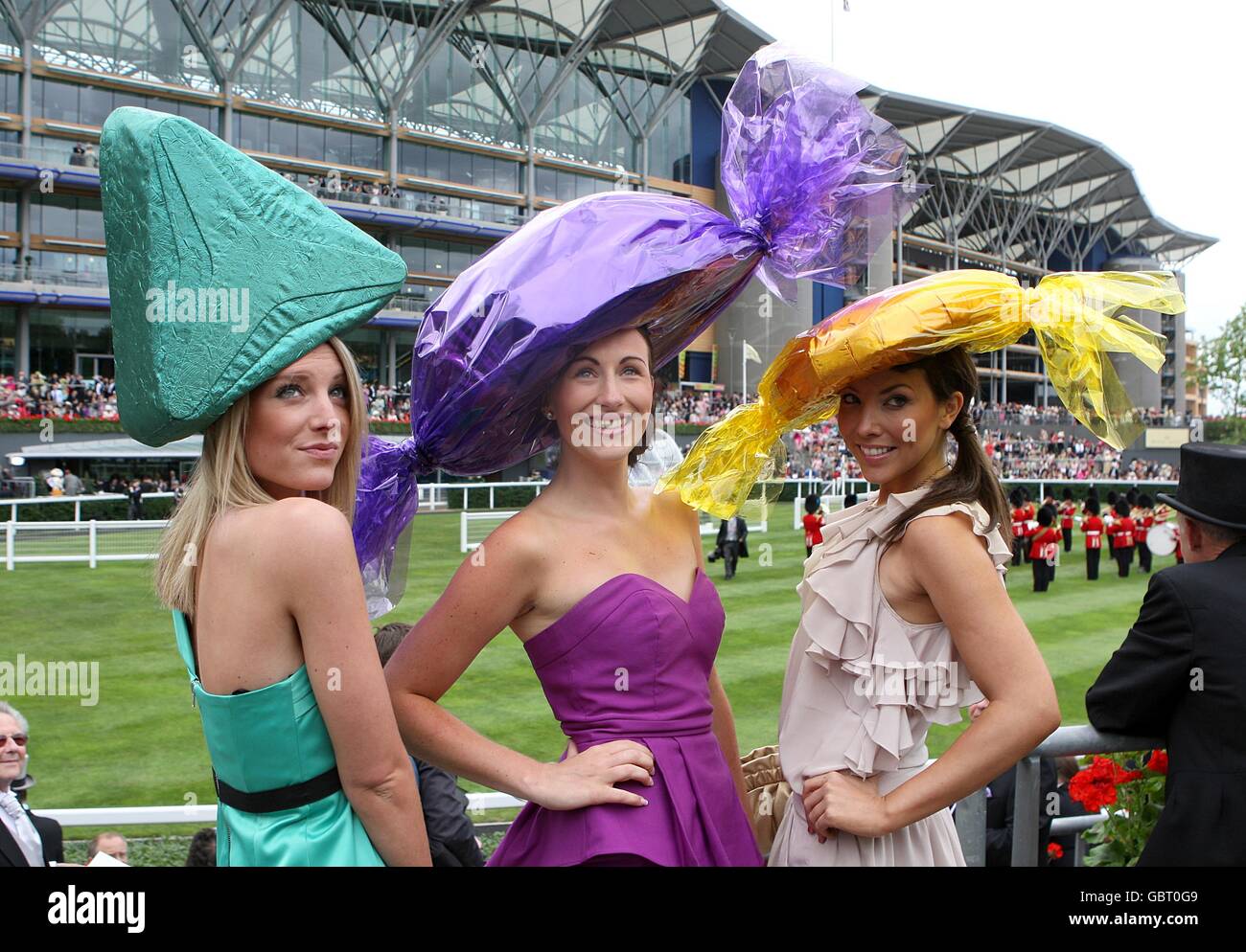 (left-right) Sophie Kerr, Alana Davidson and Jenni Thompson during ...
