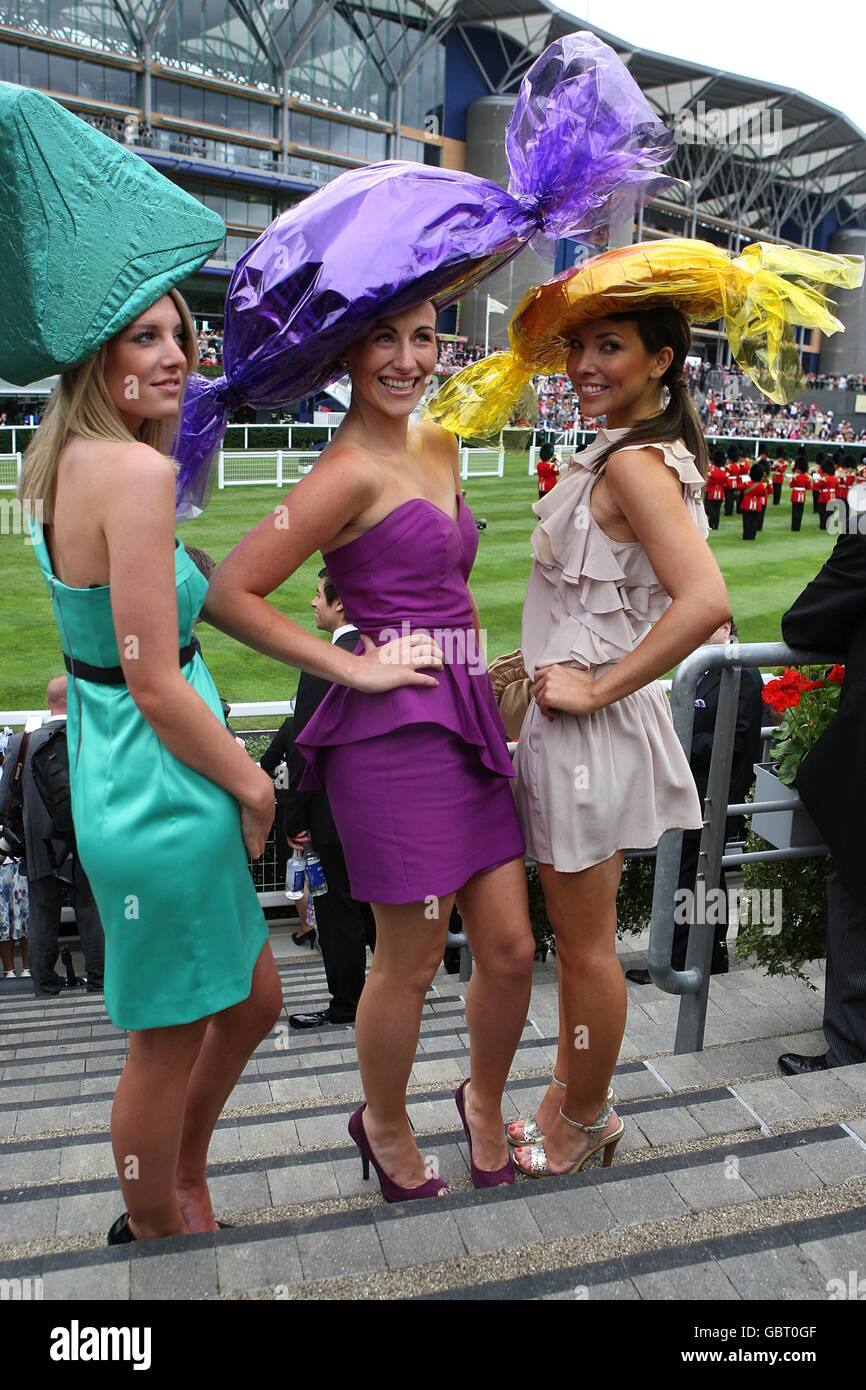 (left-right) Sophie Kerr, Alana Davidson and Jenni Thompson during ...