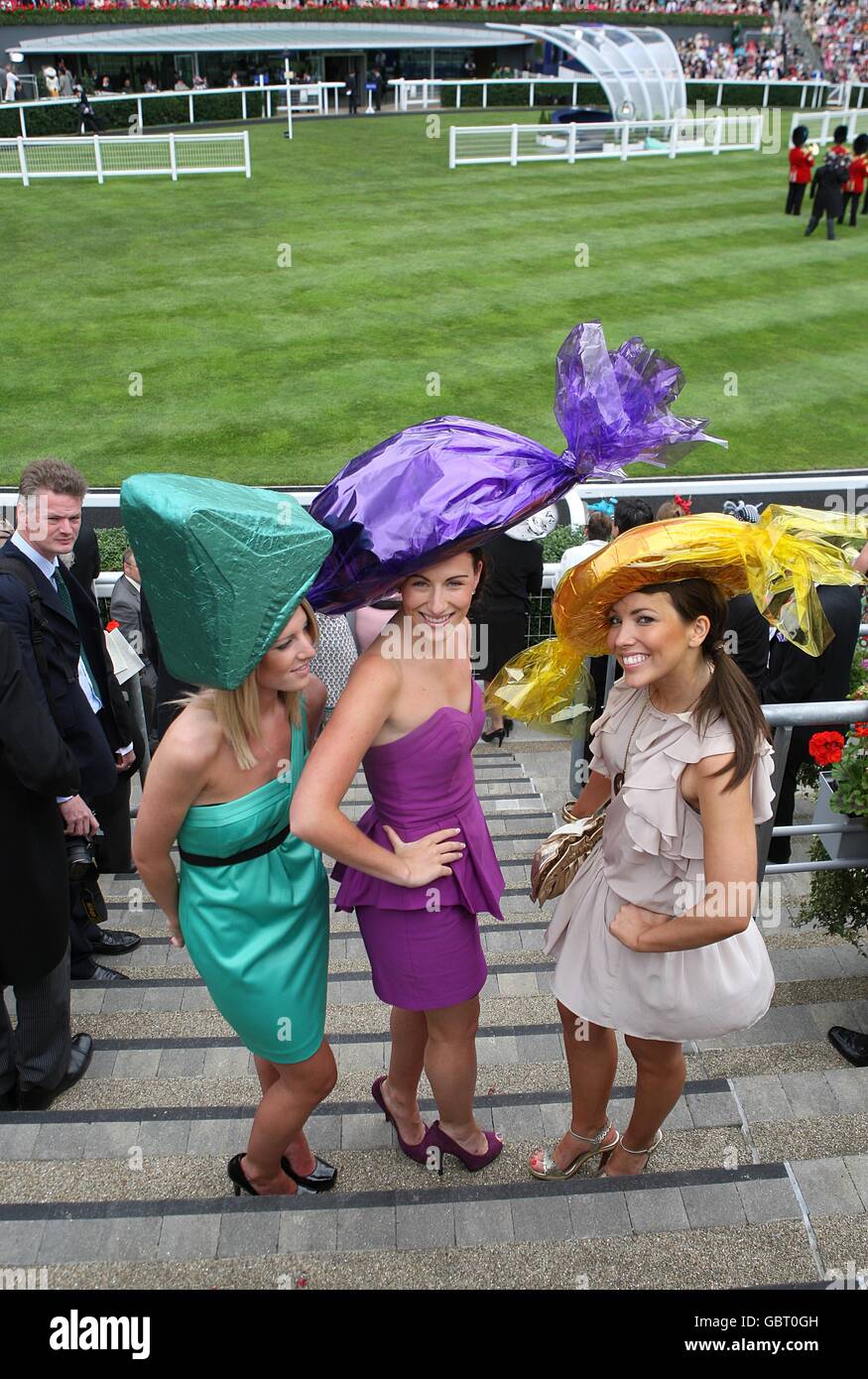 (left-right) Sophie Kerr, Alana Davidson and Jenni Thompson during ...