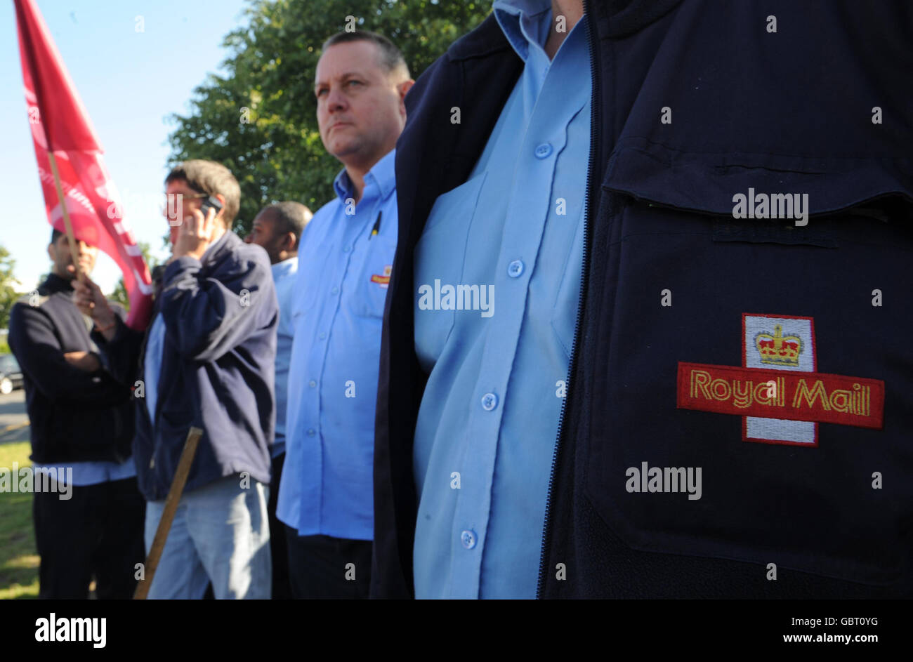 Postal workers strike Stock Photo - Alamy