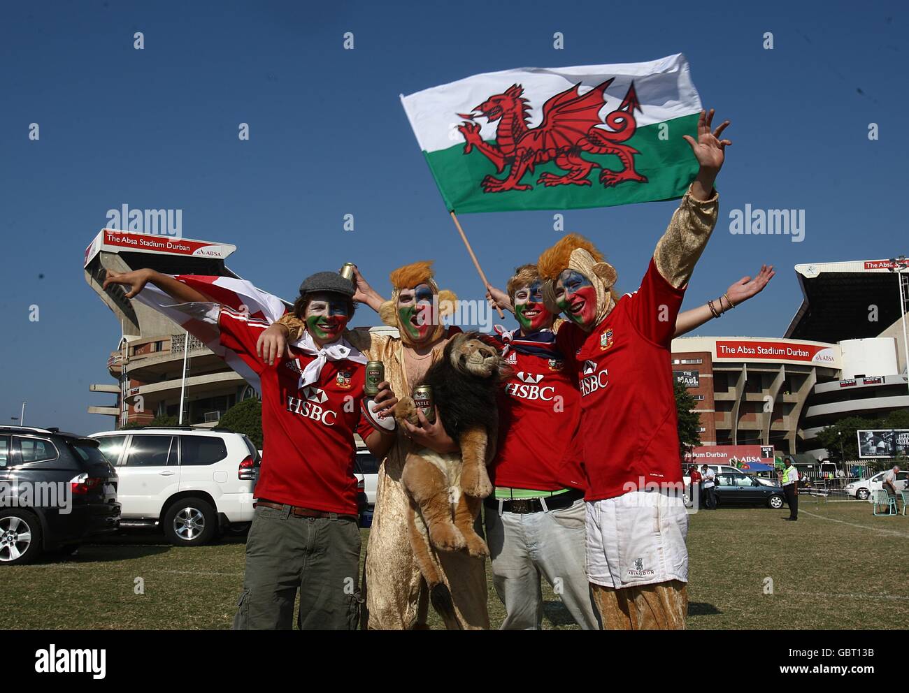 Lions tour rugby fans hi-res stock photography and images - Alamy