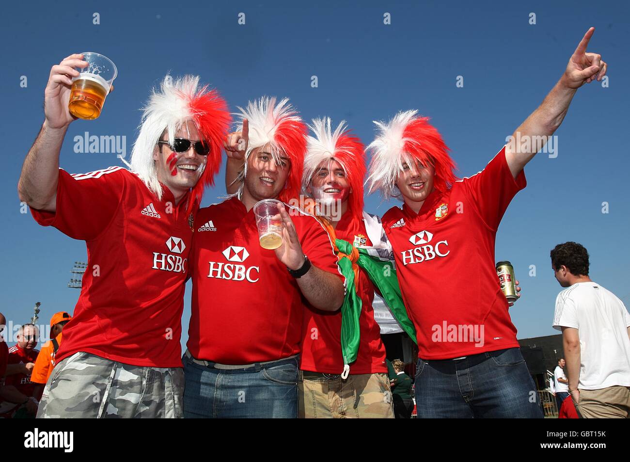 Lions tour rugby fans hi-res stock photography and images - Alamy