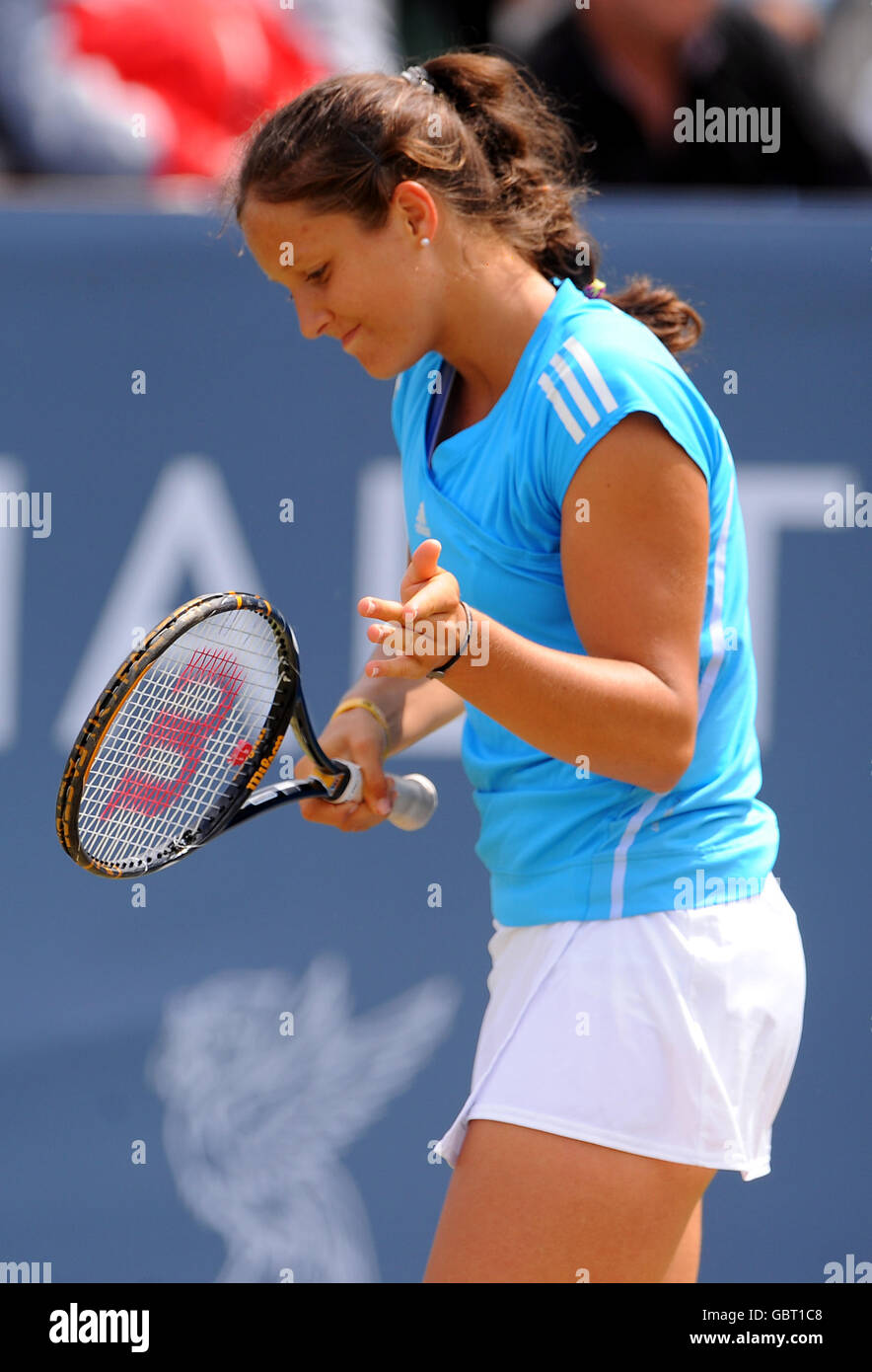 Great Britain's Laura Robson suffers defeat in the final of the ...
