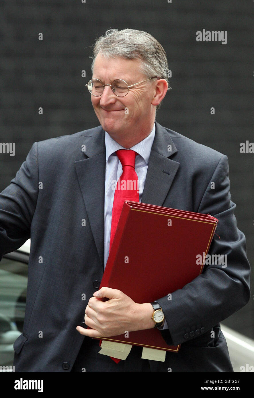 Environment Secretary Hilary Benn arrives at 10 Downing Street for a ...