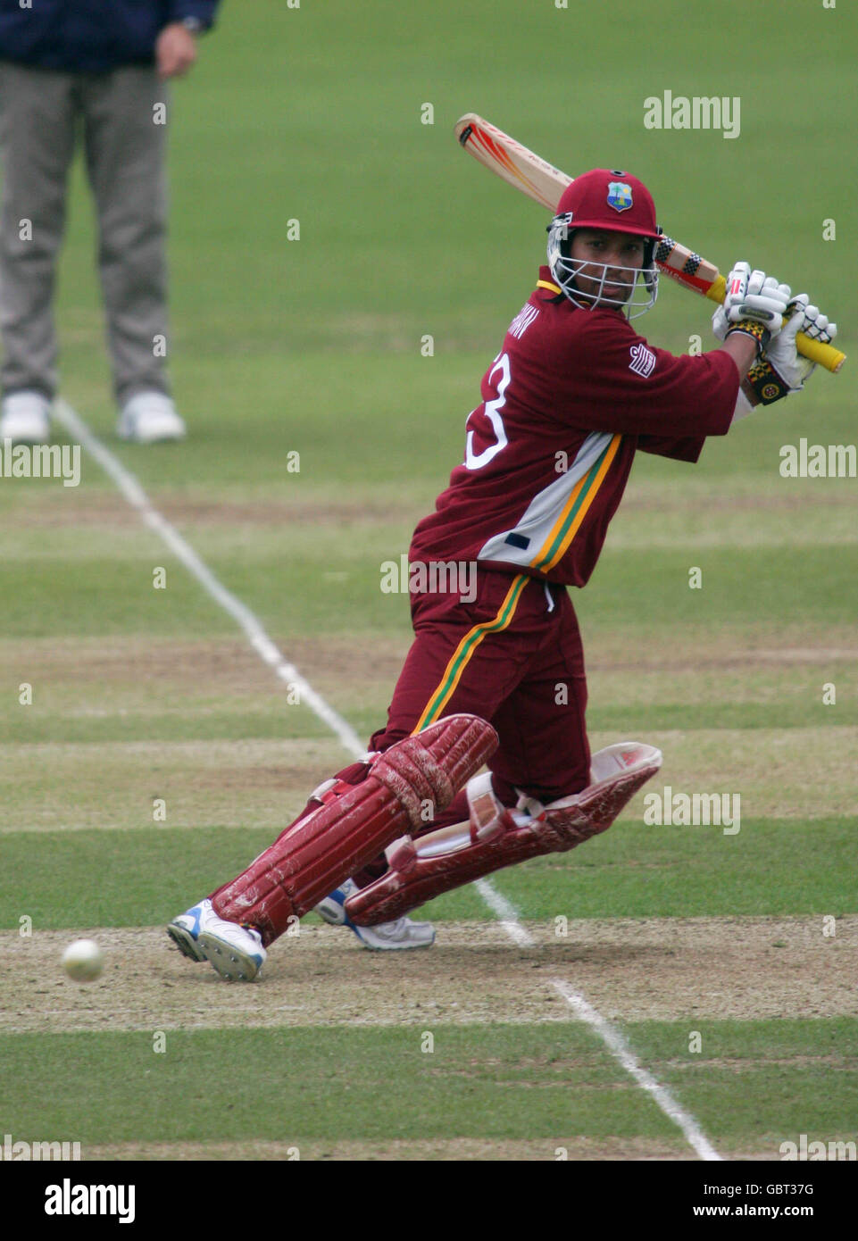 West Indies' Ramnaresh Sarwan on his way to a half century and Man of ...