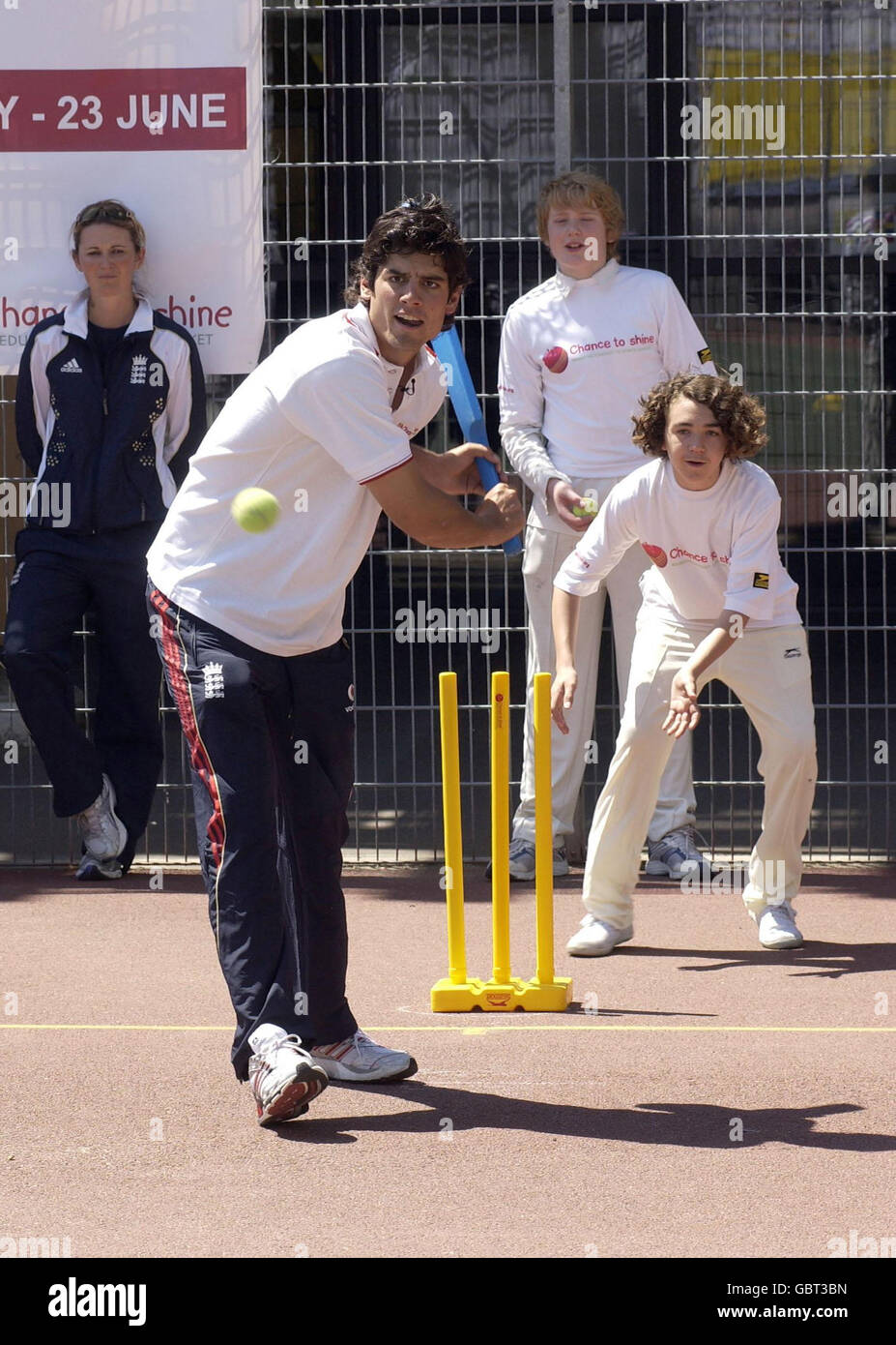 Chance to Shine National Cricket Day Stock Photo - Alamy