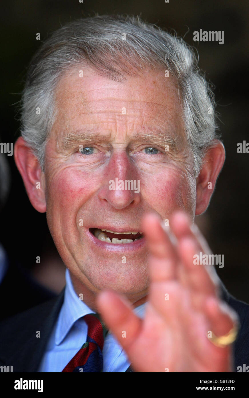 Royal looking up prince charles prince wales hi-res stock photography ...