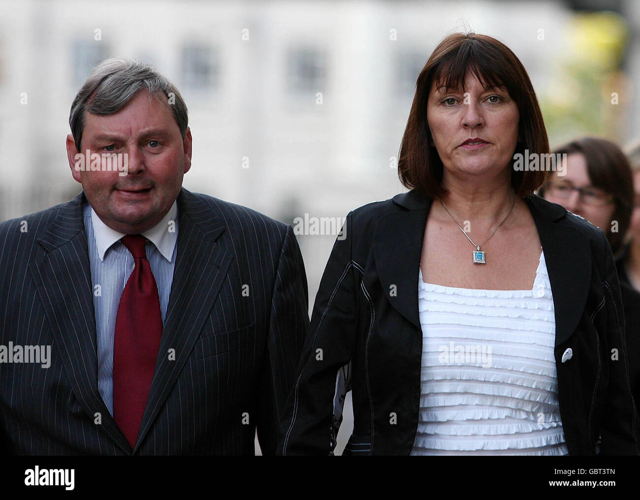 Government PR consultant Monica Leech pictured with husband John as she ...