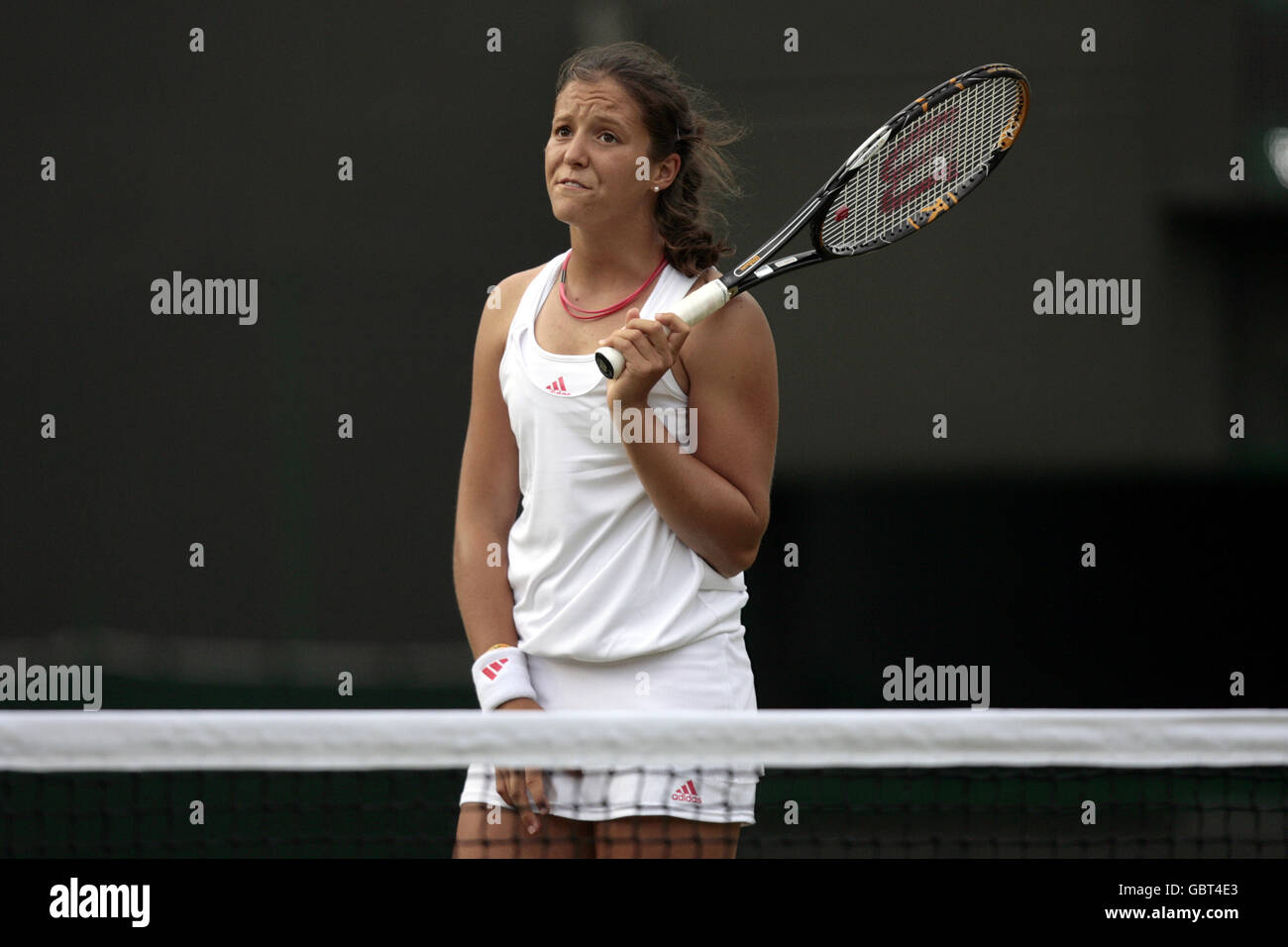 Great Britain's Laura Robson during her doubles match with team mate ...