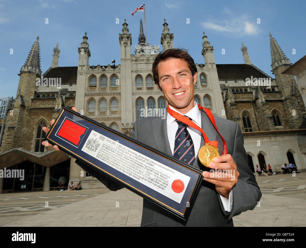 Mark hunter receives Freedom of the City of London. Olympic rowing ...