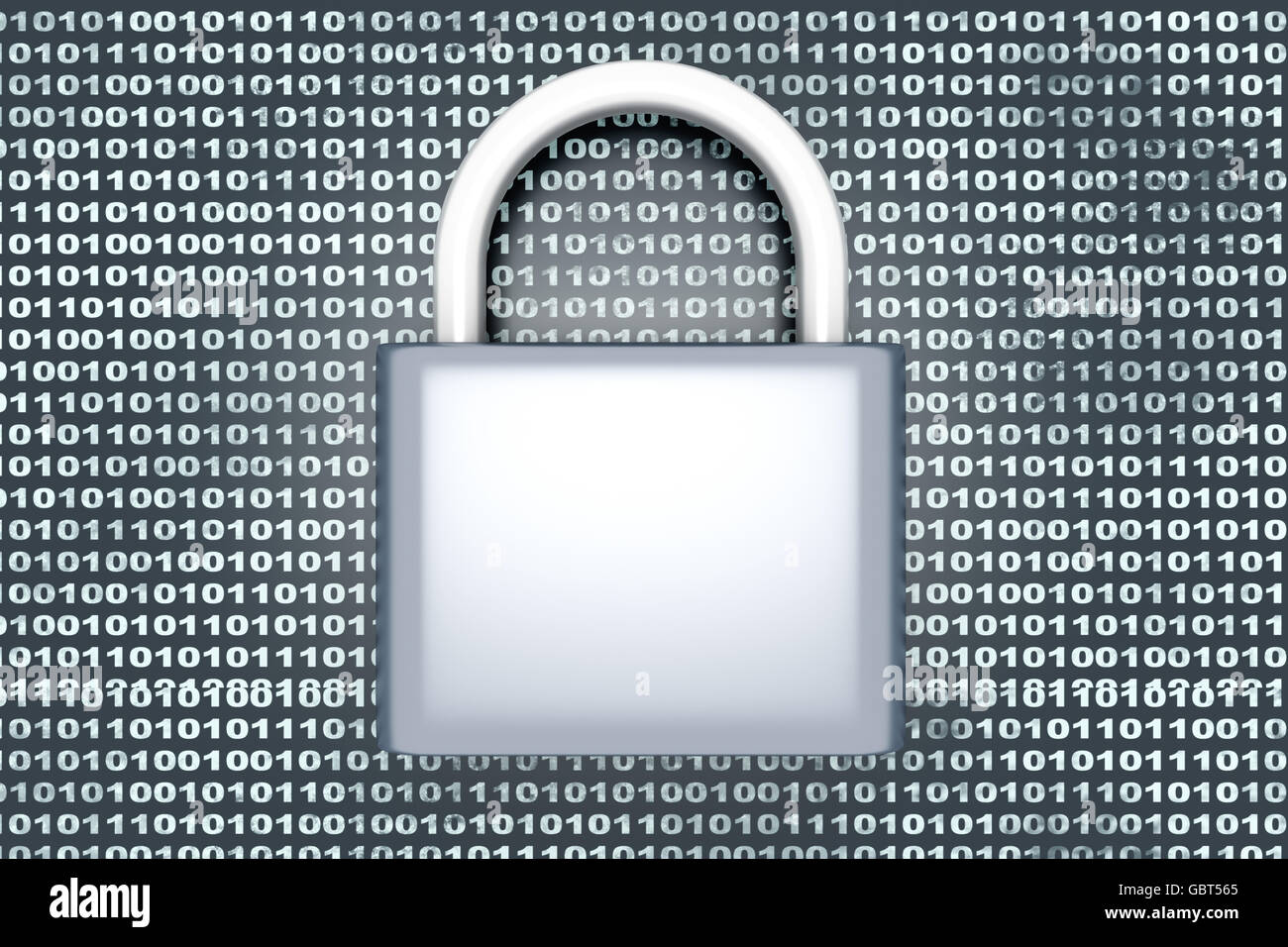 Secure code. 3D rendered illustration Stock Photo - Alamy