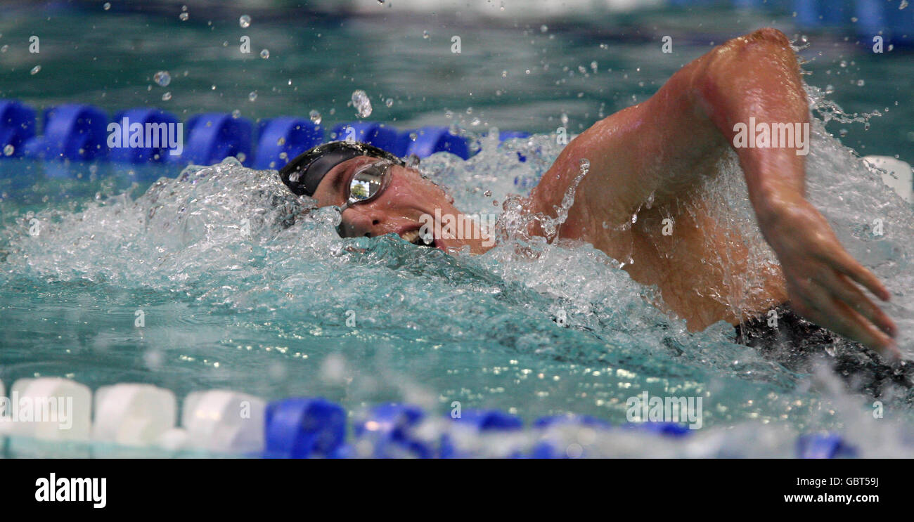 David Davies in action during the Scottish Gas National Open Swimming ...