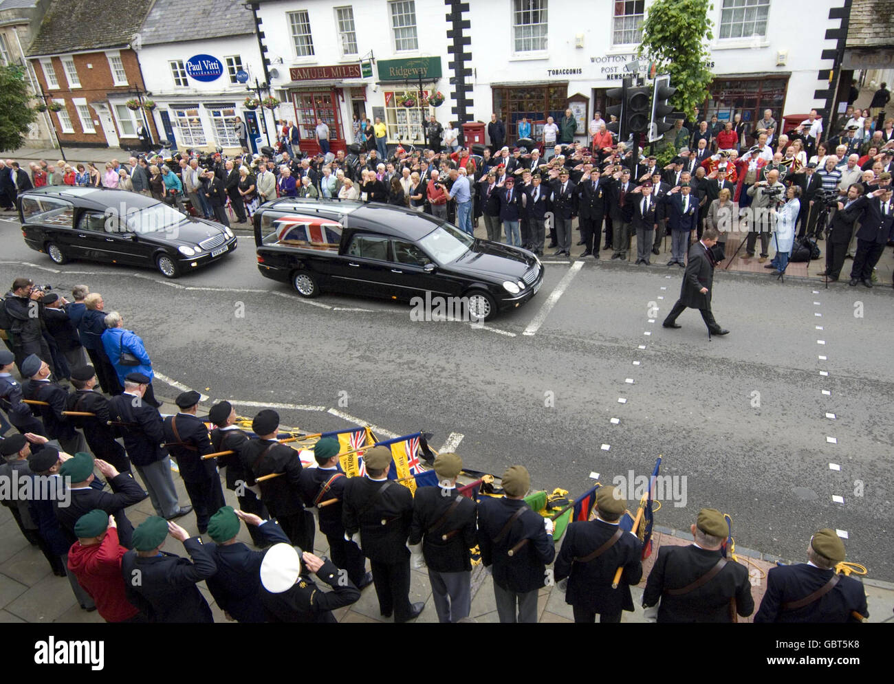 Major Sean Birchall repatriation Stock Photo - Alamy