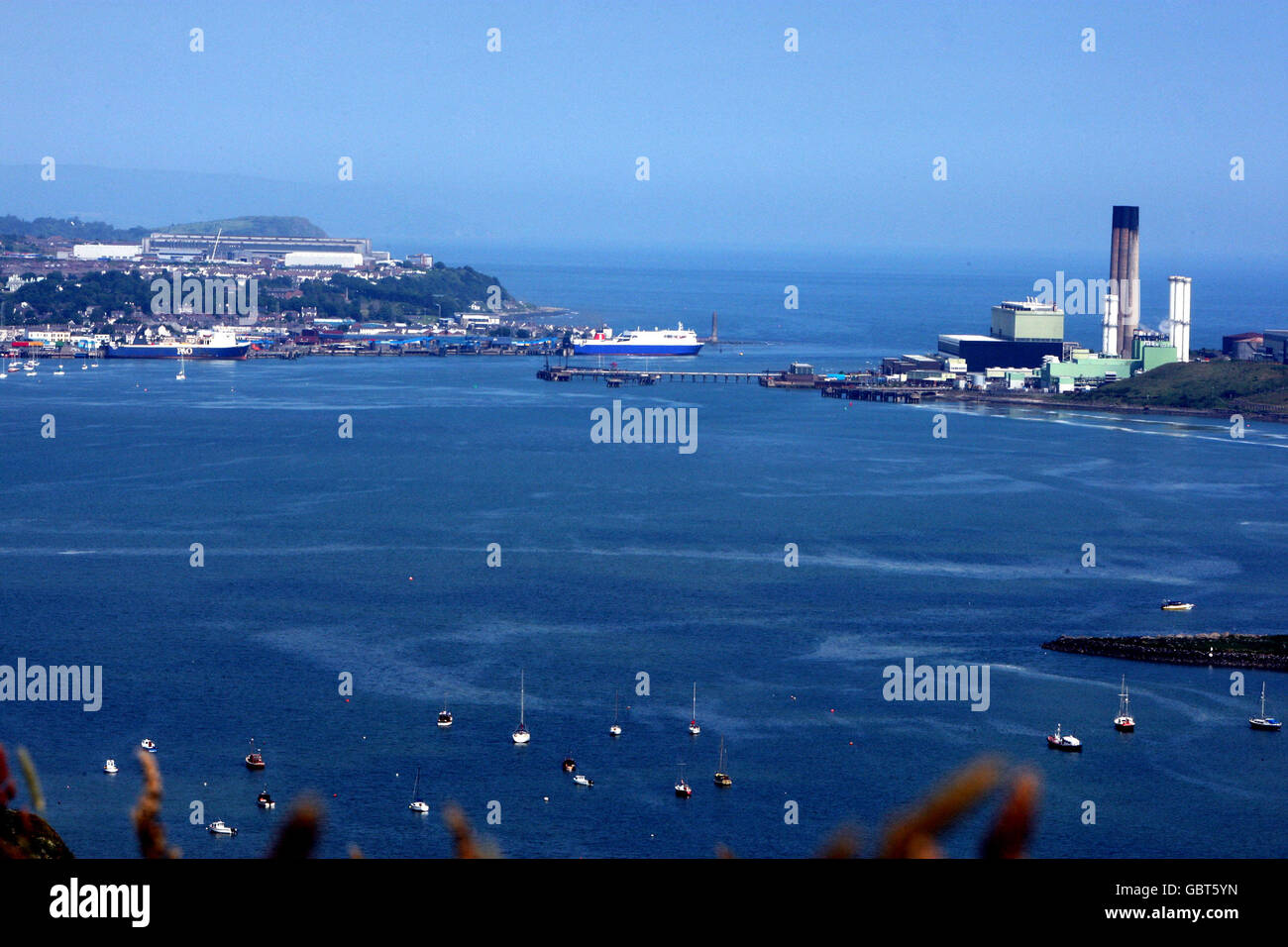 Ballylumford power station hi-res stock photography and images - Alamy