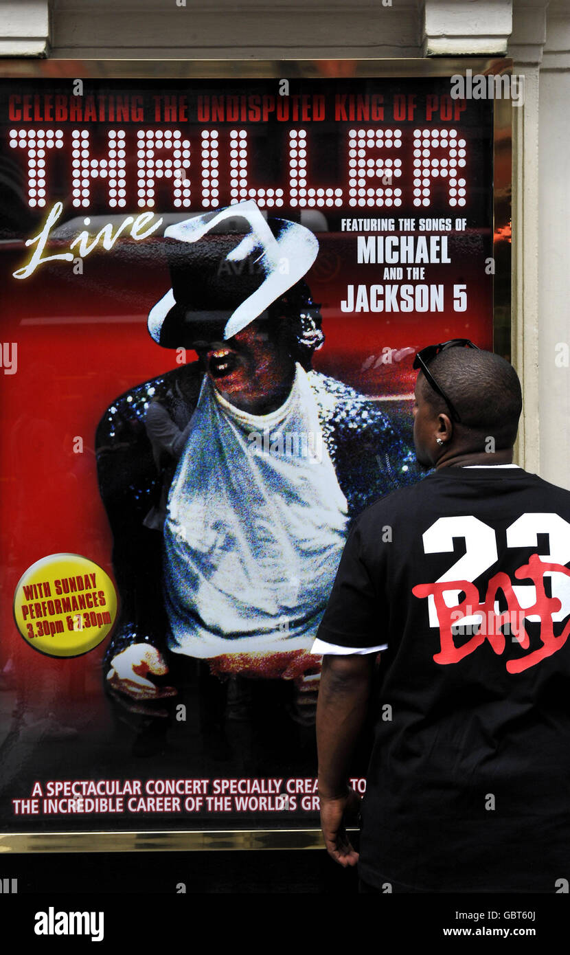 Michael Jackson dies aged 50 Stock Photo - Alamy